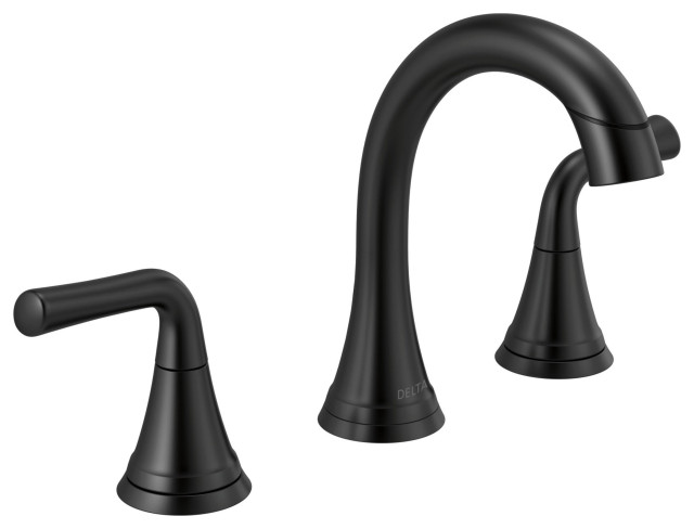 Delta 3533LF-PDMPU Kayra 1.2 GPM Widespread Pull Down Bathroom ...
