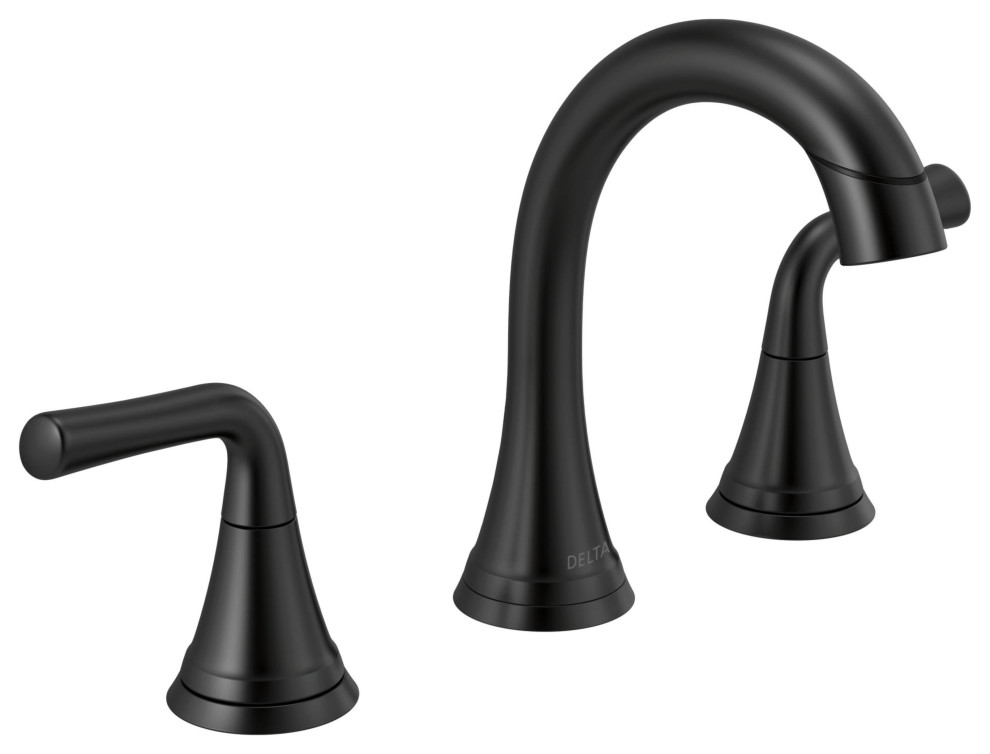 Delta 3533LF-PDMPU Kayra 1.2 GPM Widespread Pull Down Bathroom ...