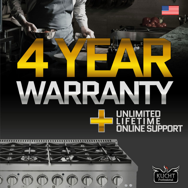 Professional 36" 5.2 cu. ft. Range Custom - Contemporary - Gas Ranges ...