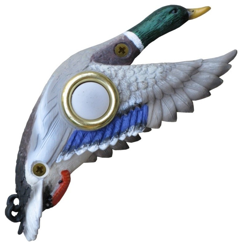 Painted Duck Mallard Doorbell - Contemporary - Doorbells And Chimes ...