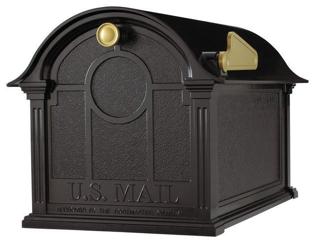 Balmoral Mailbox, Black - Traditional - Mailboxes - by Shop Chimney | Houzz