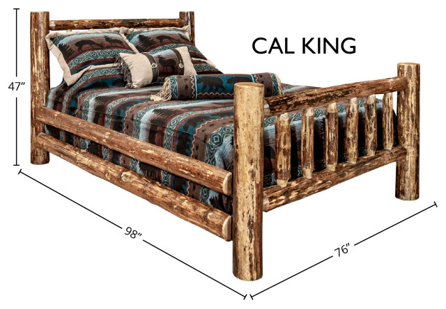 Glacier Country Collection California King Bed, Stained & Lacquered ...
