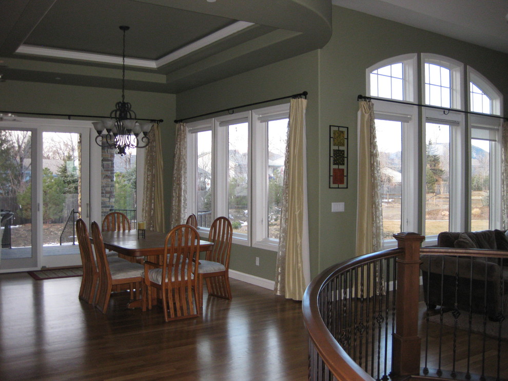 High ceilings, Arched Windows, Mountain Views - Window Coverings Advice?