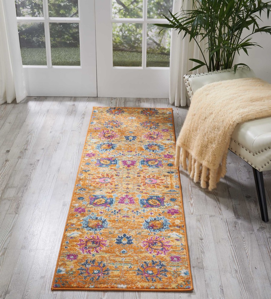 Nourison Passion PSN01 Sun Area Rugs, less than 3' wide - Mediterranean ...