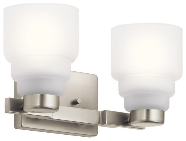2 Light Vanity Light Approved for Damp Locations - Transitional ...