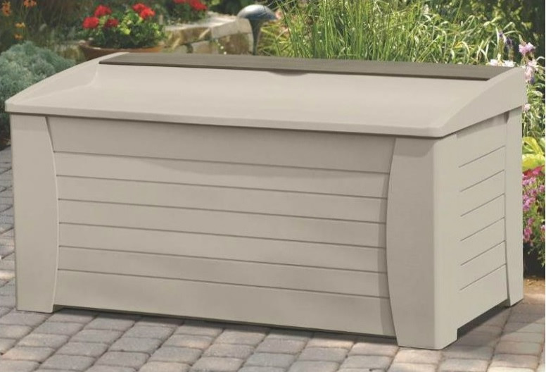 Suncast DB12000 Deck Box With Seat, 127 Gallon Capacity - Deck Boxes ...
