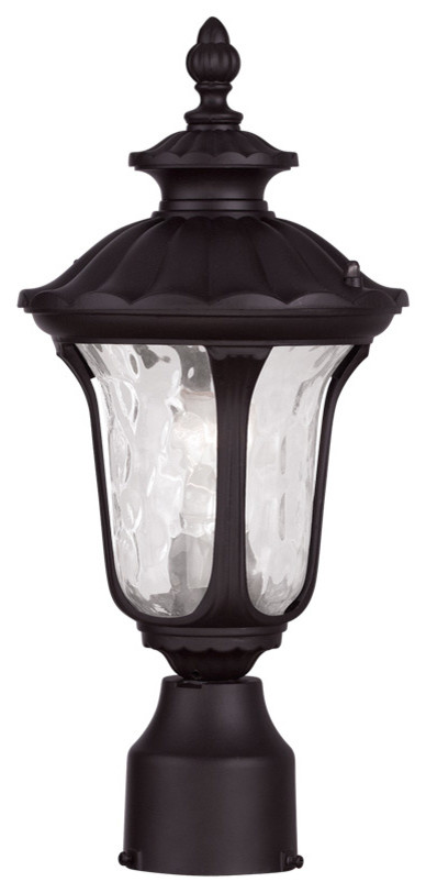 Oxford Outdoor Post Head, Black - Traditional - Post Lights - by ...