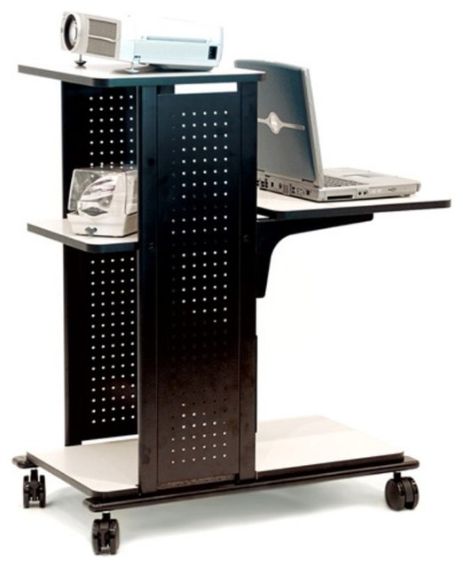 40" Mobile Presentation Station, Electric - Contemporary - Office Carts ...