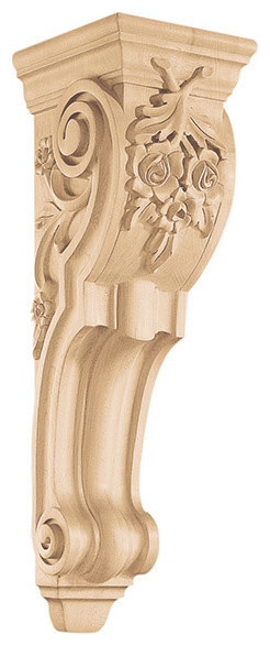 Corbel Rose Large - Traditional - Corbels - by Enkeboll Designs