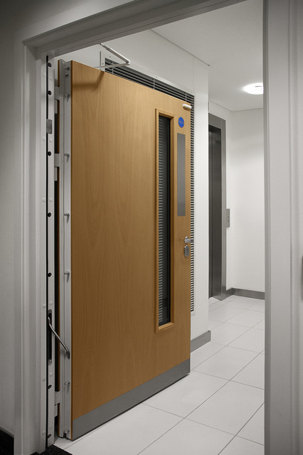 Security Fire Door - Contemporary - Front Doors - london - by Bulldog ...