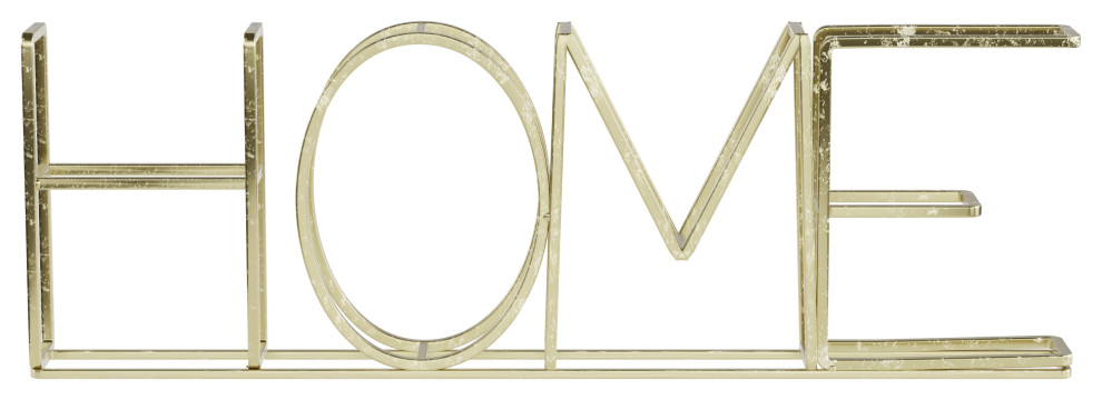 Metal Cutout Free-Standing Table Top Sign-3D - Contemporary ...