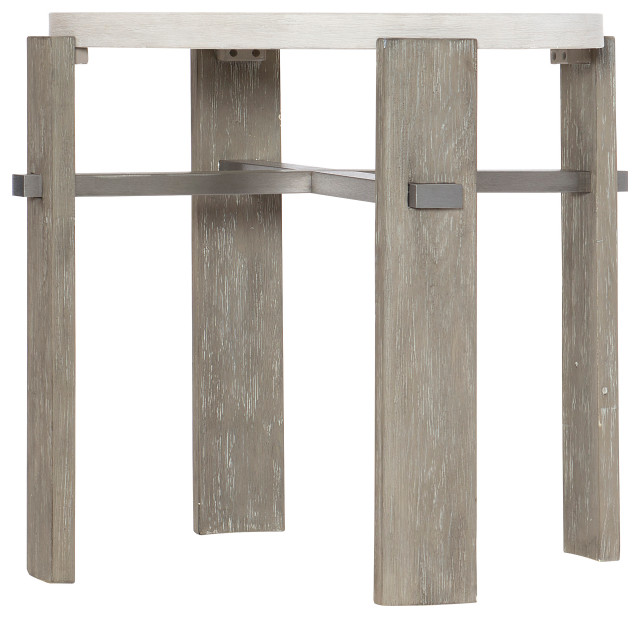 Bernhardt Foundations Round Side Table With Four Legs, 26.38"W x 26.38 ...