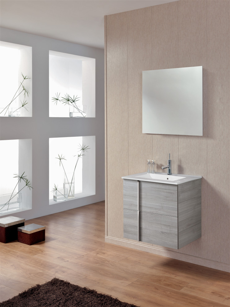 Royo Onix Collection Bathroom Vanity with Sink, 24" 2 Drawers ...
