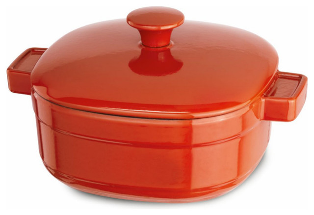 KitchenAid KCLI30CRAU Autumn Glimmer Cast Iron 3-Quart Casserole Dish ...