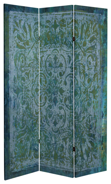 Contemporary 3 Panels Room Divider, Stretched Canvas & Unique Art ...