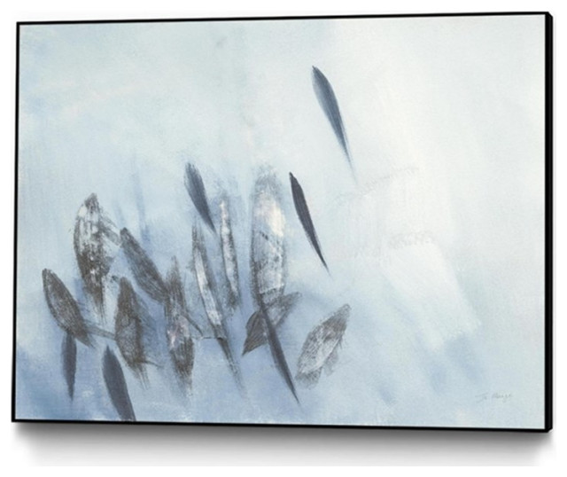 Giant Art Canvas 24x18 Gently Waving Framed in Multi-Color ...