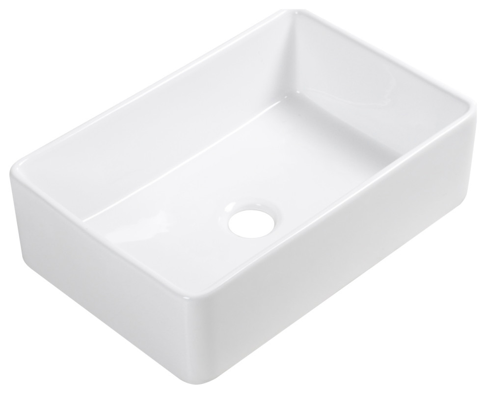 Cremona 33" Double Basin Farmhouse Apron Kitchen Sink - Contemporary ...