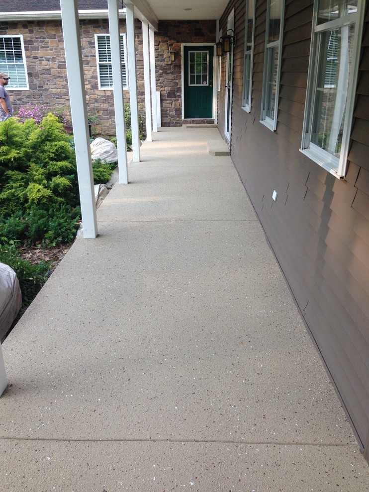 Spray Texture Concrete Overlay - DC Metro - by Elite Concrete Design ...