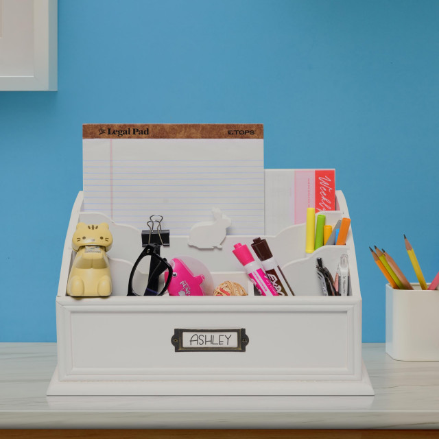 American Art Decor 3-Tier File Organizer - Transitional - Desk ...