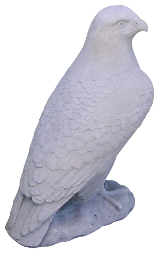 Hawk Garden Statue - Contemporary - Garden Statues And Yard Art - by ...