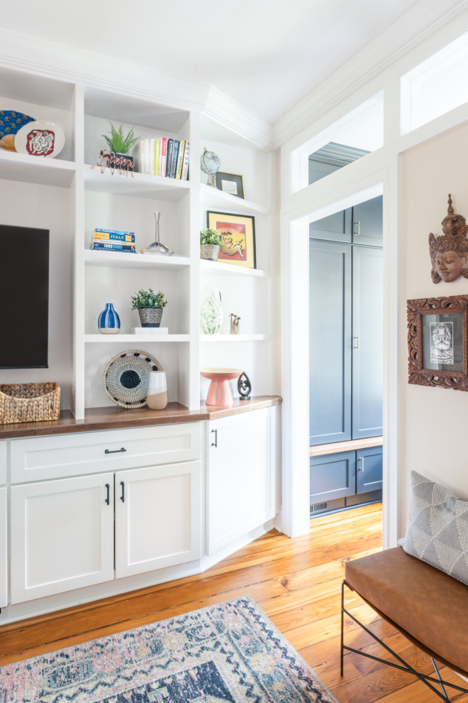 Transitional Philly Row Home Renovation - Transitional - Family Room ...