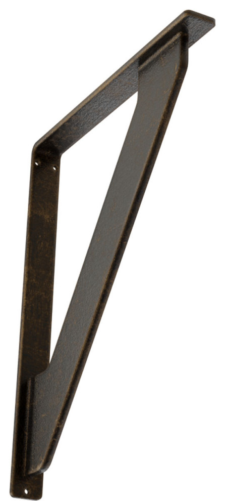 Traditional Wrought Iron Bracket, 1 1/2"Wx12"Dx15"H - Transitional ...