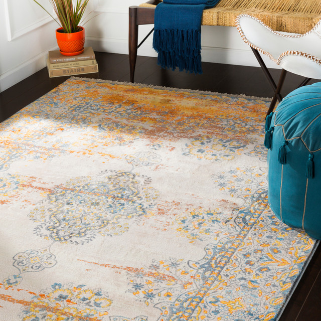 Machine Woven Ephesians Area Rug EPC-2323, 2'x3' - Contemporary - Area ...