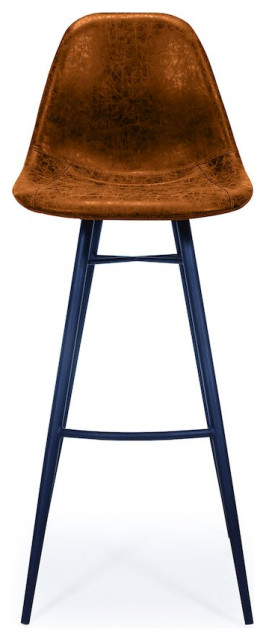 Paris Barstool Caramel - Midcentury - Bar Stools And Counter Stools ...