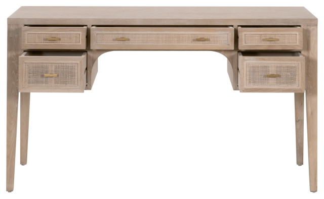 Cane Desk - Tropical - Desks And Hutches - by Essentials for Living | Houzz