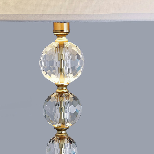 Madison 2 Piece Crystal Ball Lamp Set - Traditional - Lamp Sets - by ...