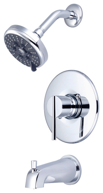 Single Handle Tub/Shower Trim Set - Contemporary - Tub And Shower ...