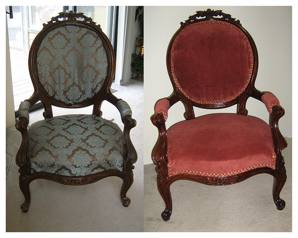 Upholstery projects.....revamping old chairs...