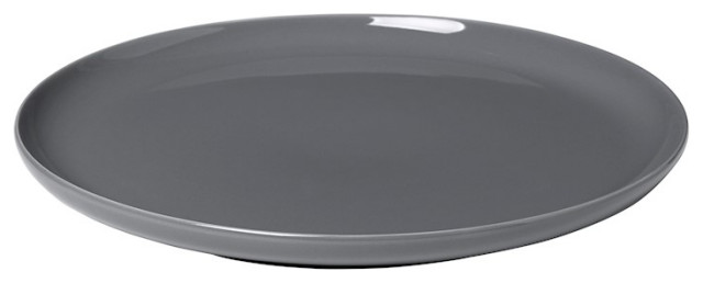 Blomus RO Pack of 4 Dinner Plates, Sharkskin - Contemporary - Dinner ...