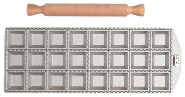 Marcato Square Mold Ravioli Stamp - Transitional - Pasta Makers And ...