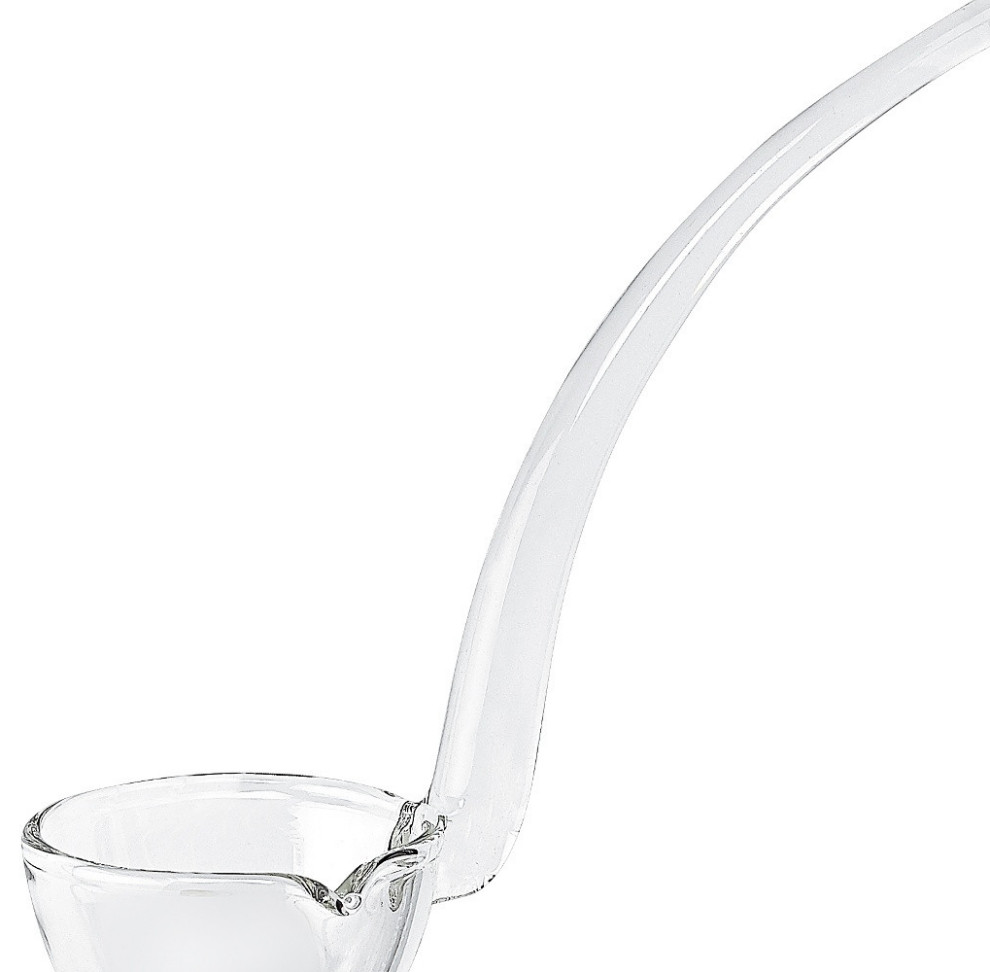 7" Mouth Blown Crystal Gravy Ladle - Ladles - by HomeRoots | Houzz