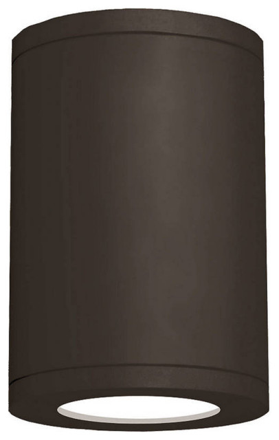 Bronze LED Flush Mount from the Tube Arch Collection, 6.375 - Modern ...