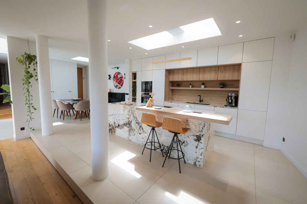 Vincennes - Rénovation complète d'une maison de luxe - Contemporain ...