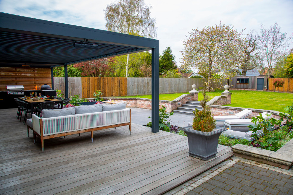 Outdoor kitchen in Colchester, Essex - Contemporary - Patio - Essex ...