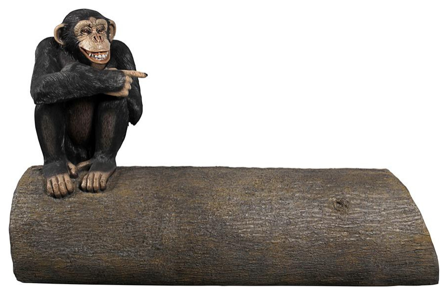 Design Toscano Monkey See Monkey Do Chimpanzee Bench - Eclectic ...