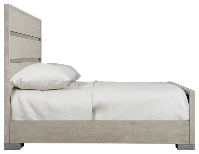 Bernhardt Foundations Queen Panel Bed, 64.13"W x 87"D x 67.50"H - Farmhouse - Platform Beds - by ...