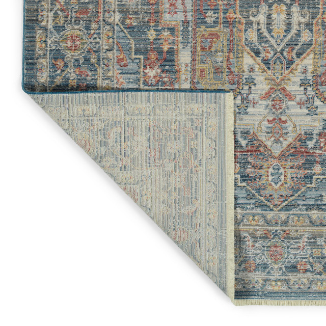 Kaleen Rila Collection Dark Multi Area Rug 7'10"x10'10" - Mediterranean ...