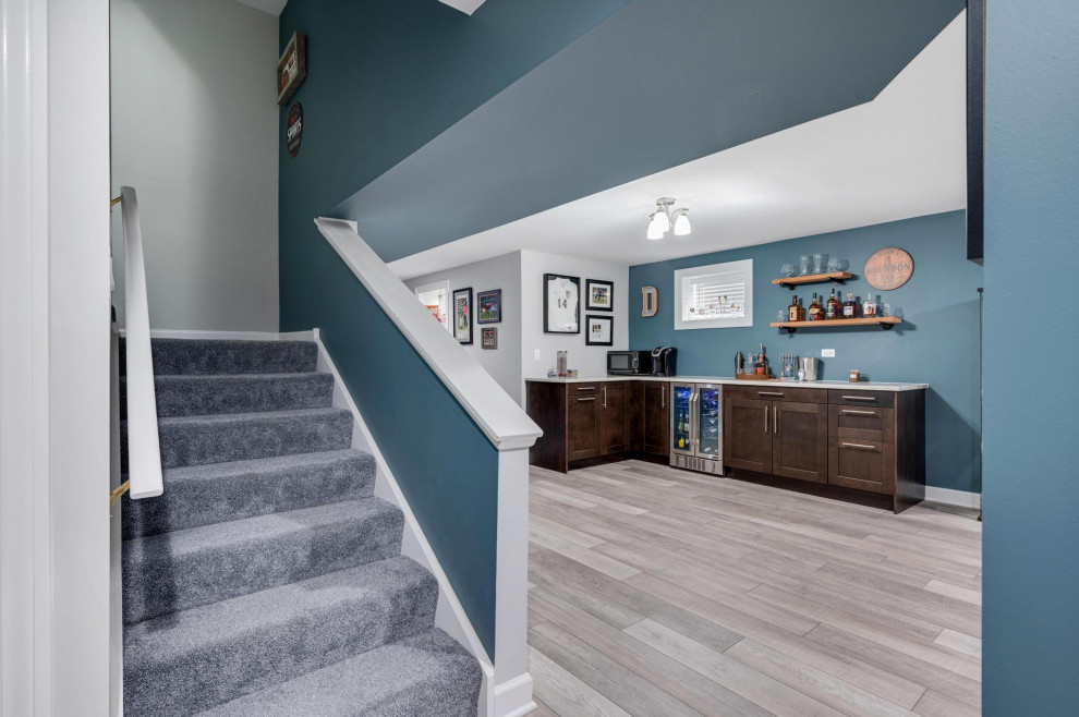 Basement & Fireplace - Basement - Chicago - by OnDeck | Indoor ...