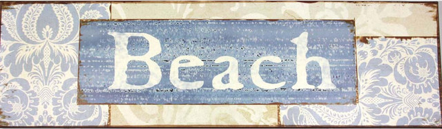 Sign, Beach - Beach Style - Novelty Signs - by Jubilee Gift Shop | Houzz