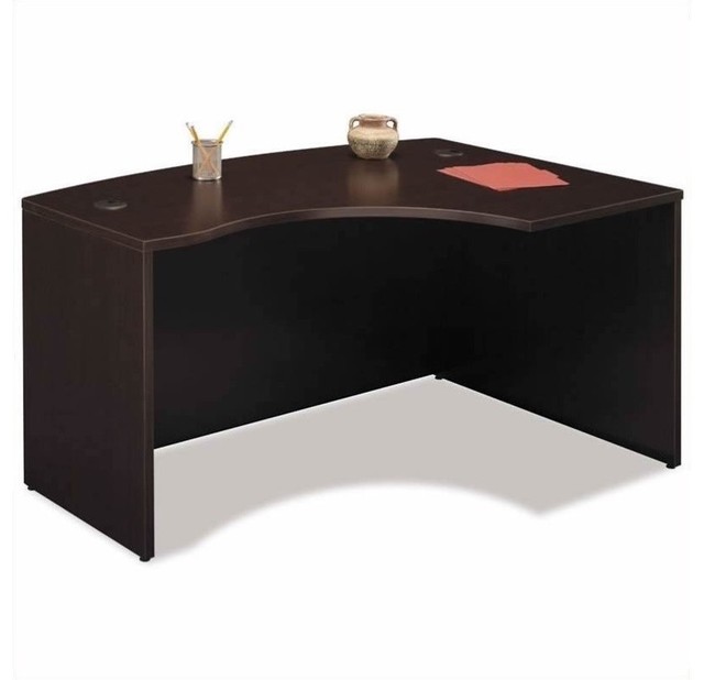 Bush Business Furniture Series C 3-Piece Right-Hand Bow-Front Desk ...