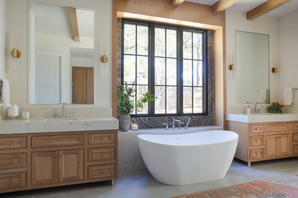 Bandit Trail - Transitional - Bathroom - Dallas - by Kat Black ...