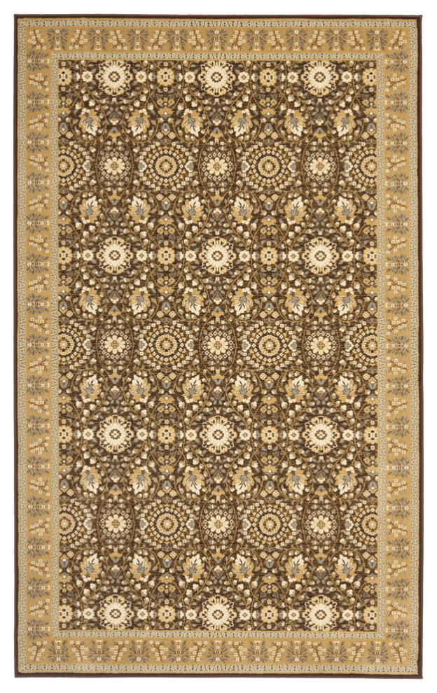 Safavieh Treasures TRE215-2522 Brown/Caramel Rug, 8'9"x12 ...
