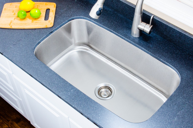 Wells Sinkware 31-inch Single Bowl Sink Pack, 10 Inches Deep ...