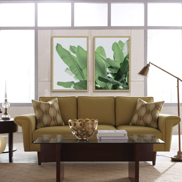 Palm Bay Diptych, 24x18 - Tropical - Prints And Posters - by Marmont ...