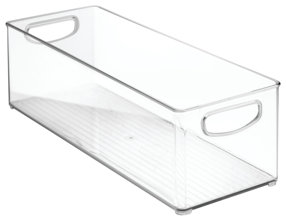 InterDesign 64730 16" X 6" X 5" Clear Kitchen Storage Organizer Bin ...