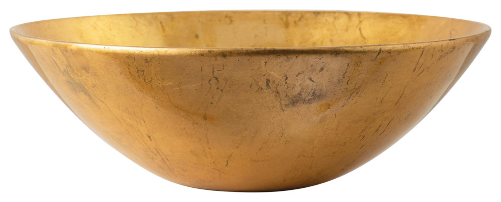 Grand Bowl, Luxe Gold - Contemporary - Decorative Bowls - by HedgeApple ...